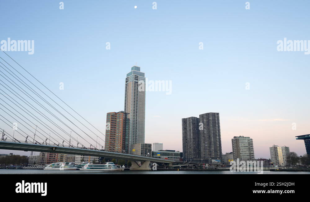 High Rise Architecture Of De Zalmhaven Residential Tower With ...