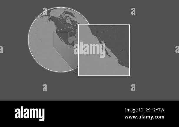 Isla Ana Island. Presentation of the location on a bilevel elevation ...