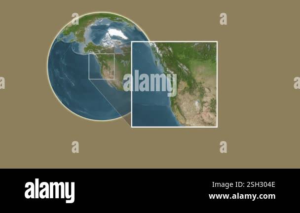 Anderson Island. Presentation of the location on a satellite map using ...