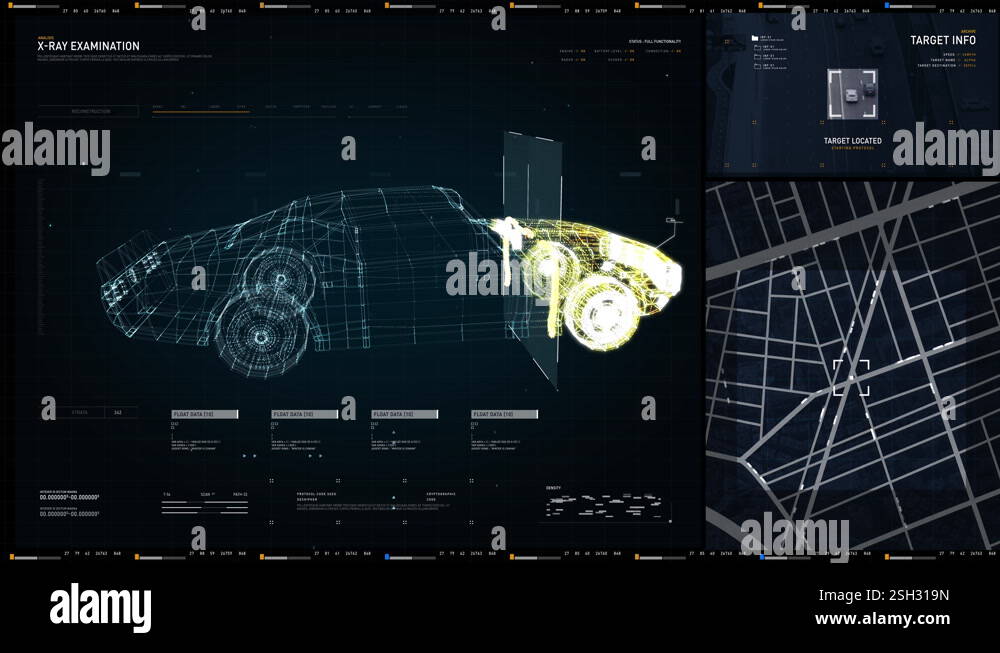 Live Drone Footage of Pursuing and Scanning a Car with modern X-ray ...