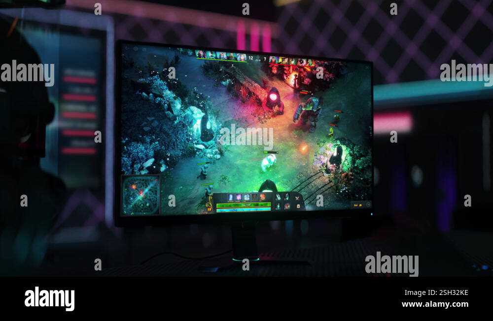 Battling against the rival characters in the online multiplayer ...