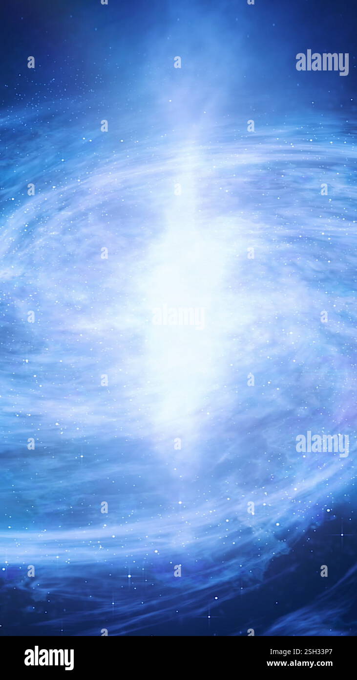 Beautiful spiral galaxy Cosmic background. Vertical Video Stock Video ...