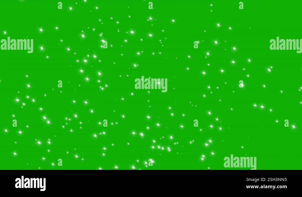 Falling stars on the ground green screen motion graphics Stock Video ...