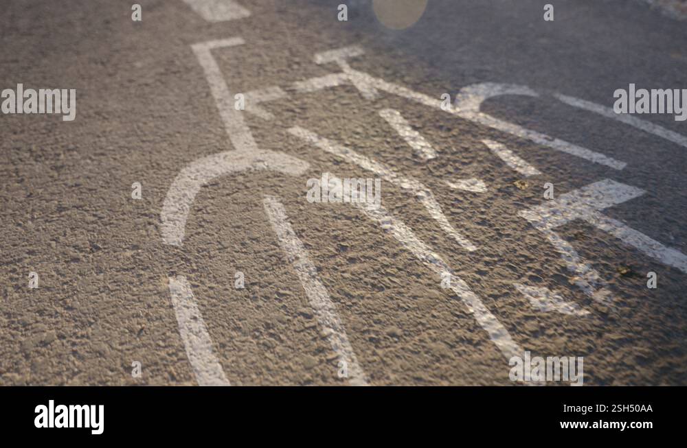 Sign on pavement marking Stock Videos & Footage - HD and 4K Video Clips ...