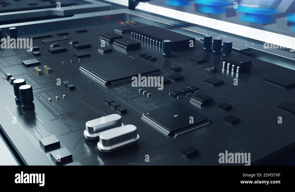 Development and production of microelectronics Stock Videos & Footage ...