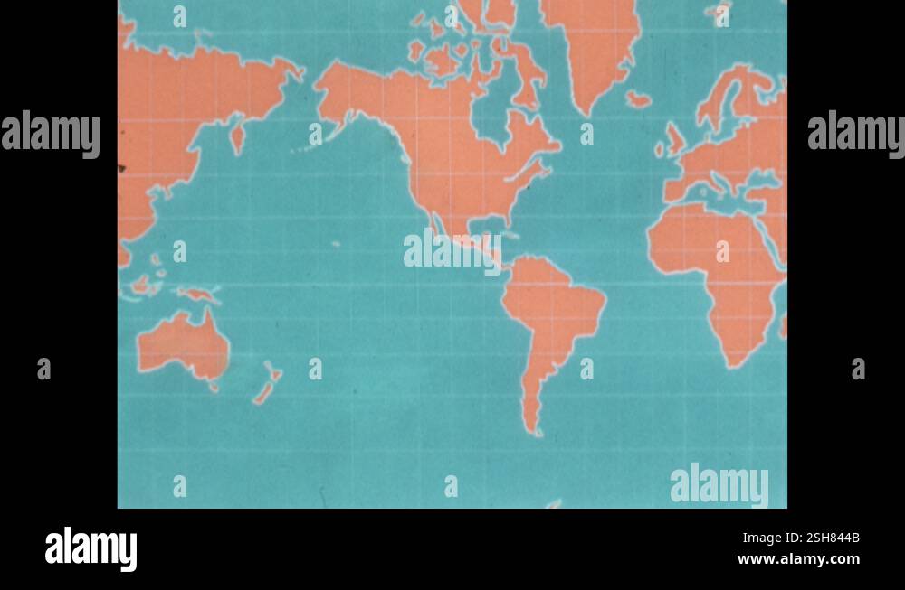 Map of the mercator projection Stock Videos & Footage - HD and 4K Video ...