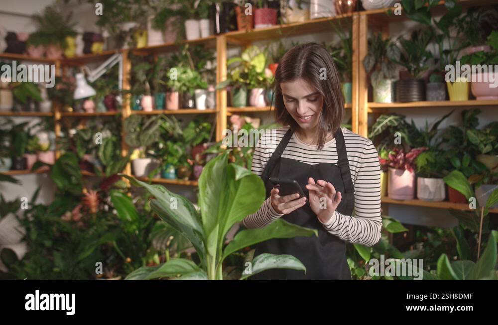 Photo cute cheerful florist Stock Videos & Footage - HD and 4K Video ...