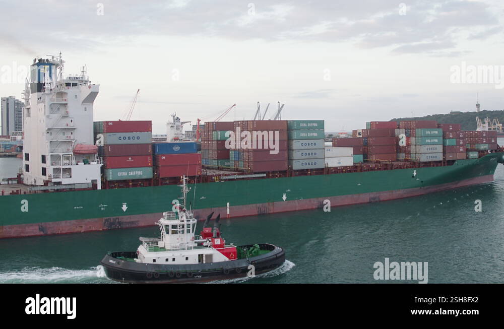 Tug boat container ship Stock Videos & Footage - HD and 4K Video Clips ...