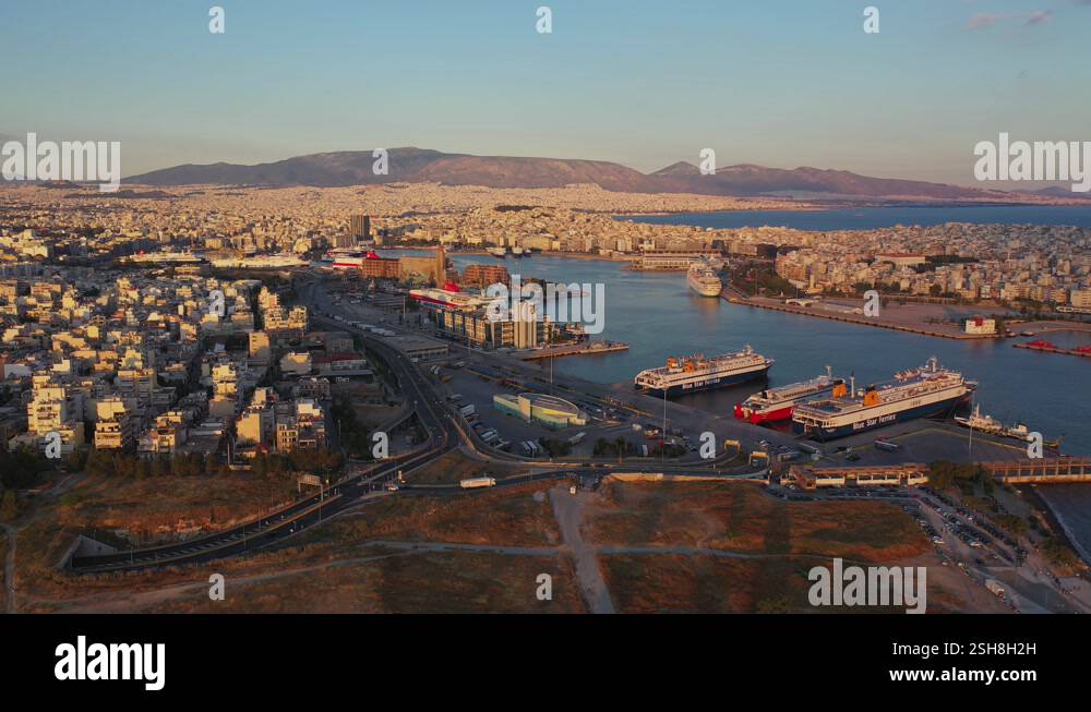 Athens port aerial Stock Videos & Footage - HD and 4K Video Clips - Alamy