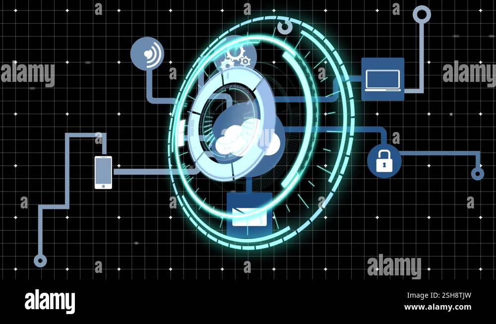 Animation scope scanning media icons Stock Videos & Footage - HD and 4K ...