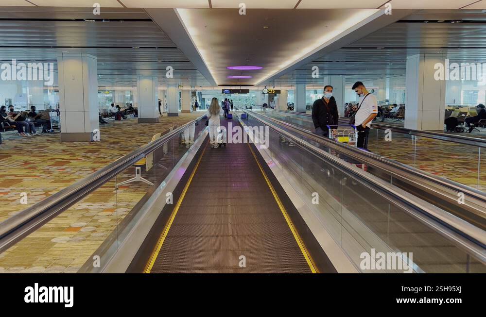 View hall moving walkway escalator Stock Videos & Footage - HD and 4K ...