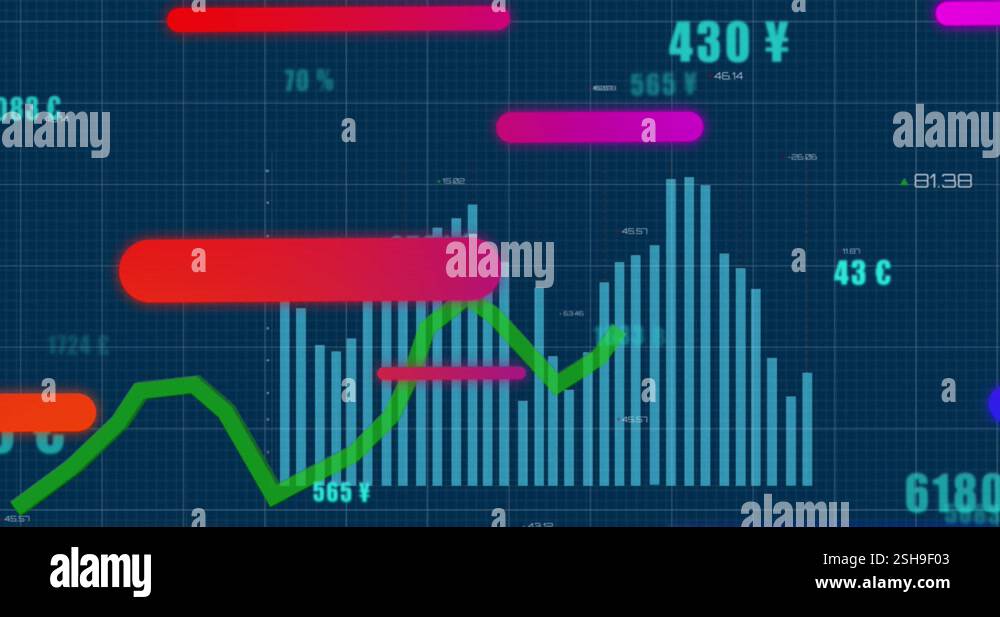 Animation graph increasing numbers over Stock Videos & Footage - HD and ...