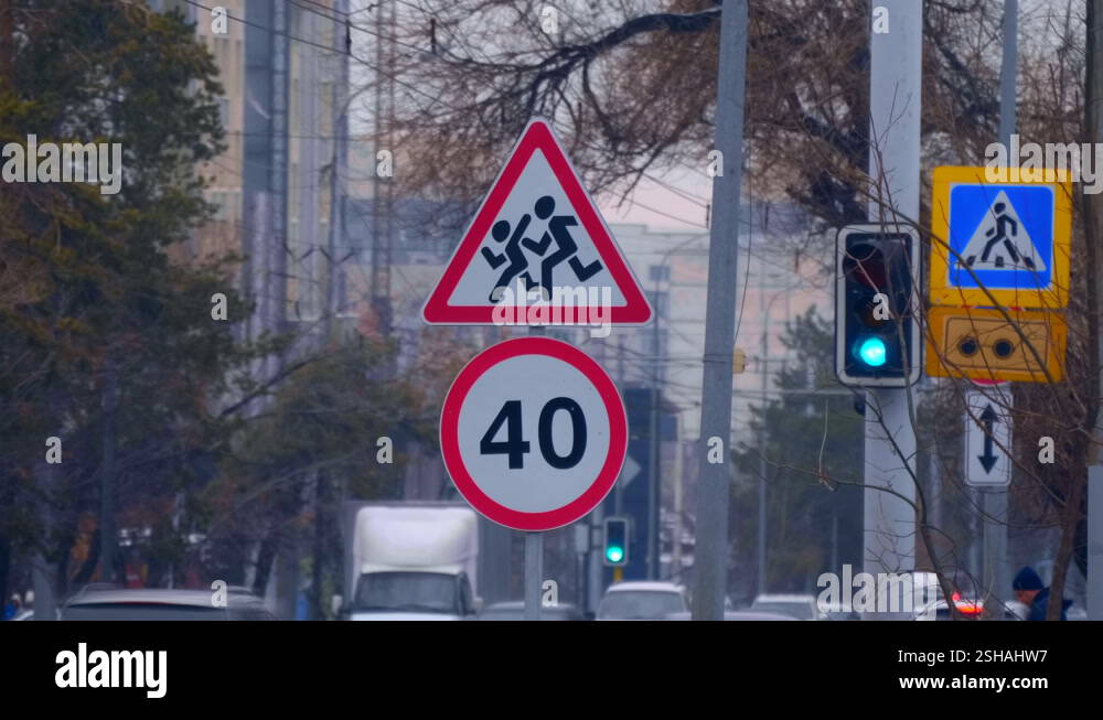 Speed limit sign stands Stock Videos & Footage - HD and 4K Video Clips ...