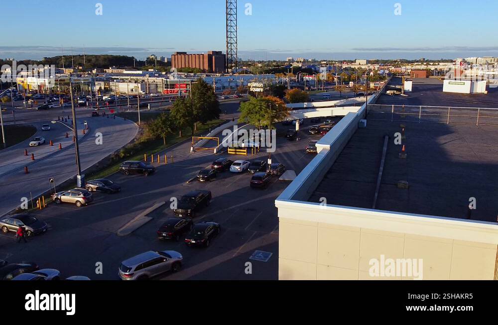 Eglinton Square Shopping Centre signage and facade reveal of Golden ...