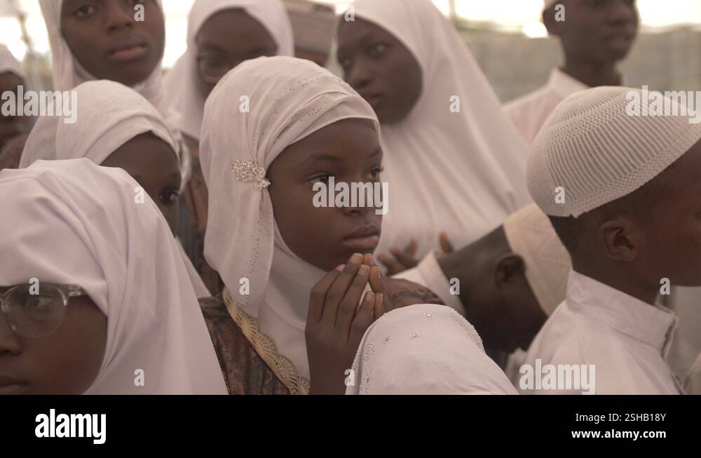 Islamic quran student graduation in Nigeria Stock Video Footage - Alamy