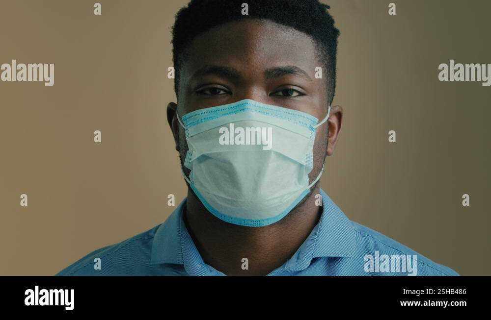 Adult male businessman sick ill african man patient office worker ...