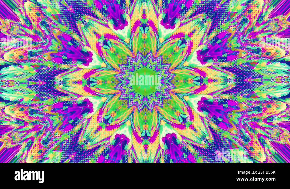 Illusionary Background Psychedelic Combination. Shining endless ...