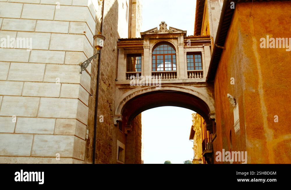 Via del Campidoglio in Rome, Italy Stock Video Footage - Alamy