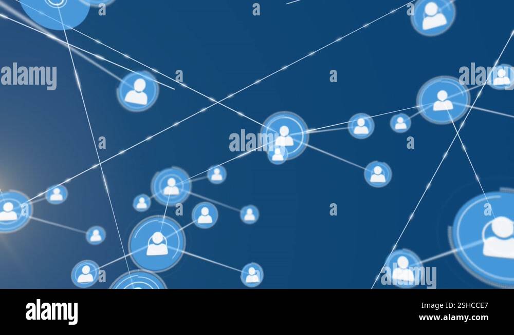 Network profile icons spot light Stock Videos & Footage - HD and 4K ...
