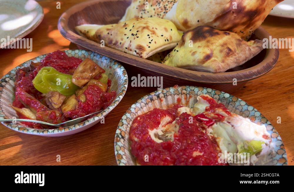 Traditional fresh turkish bread Stock Videos & Footage - HD and 4K ...