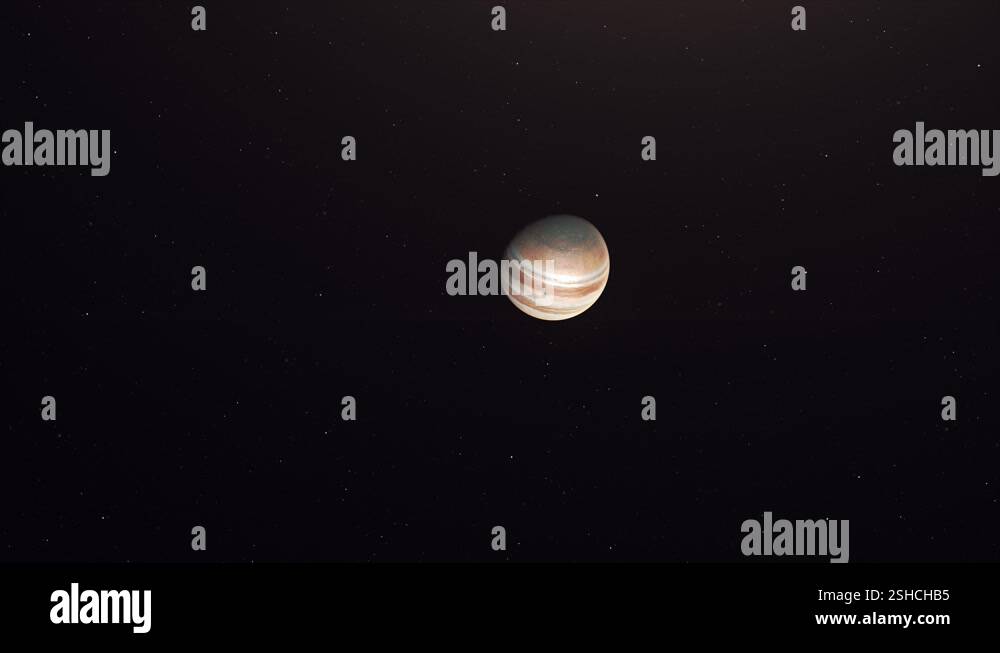 Jupiter And Stars From Space Stock Video Footage - Alamy