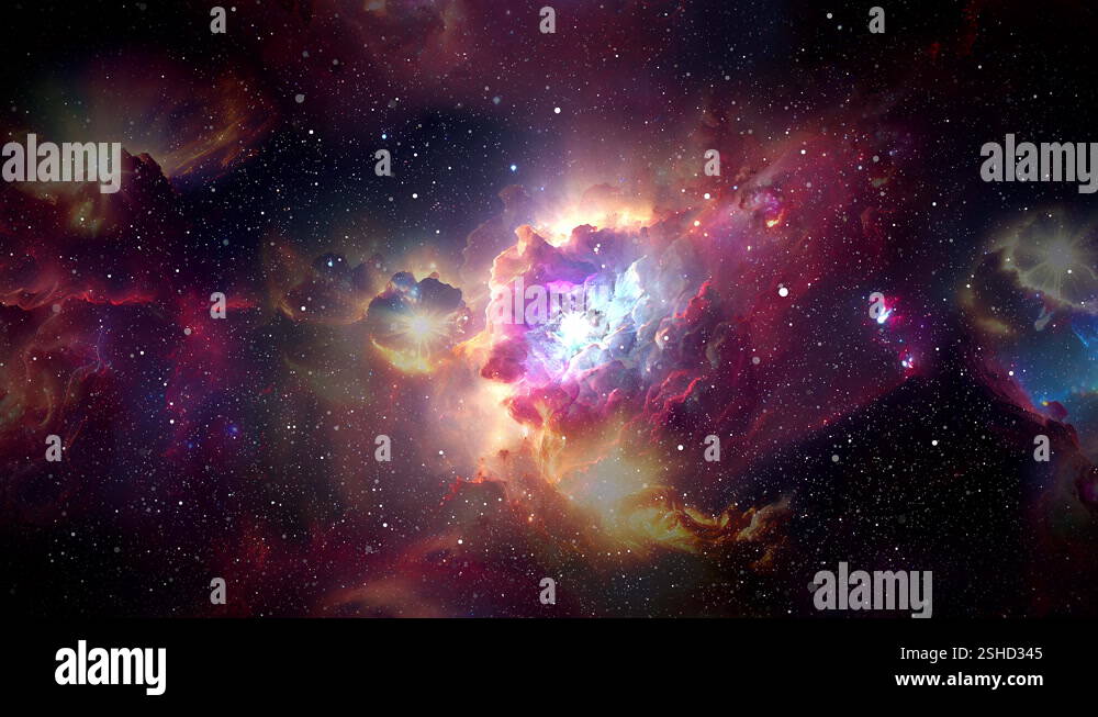 Space Nebula blue moving stars space rotation nebula Dolphin Shaped ...