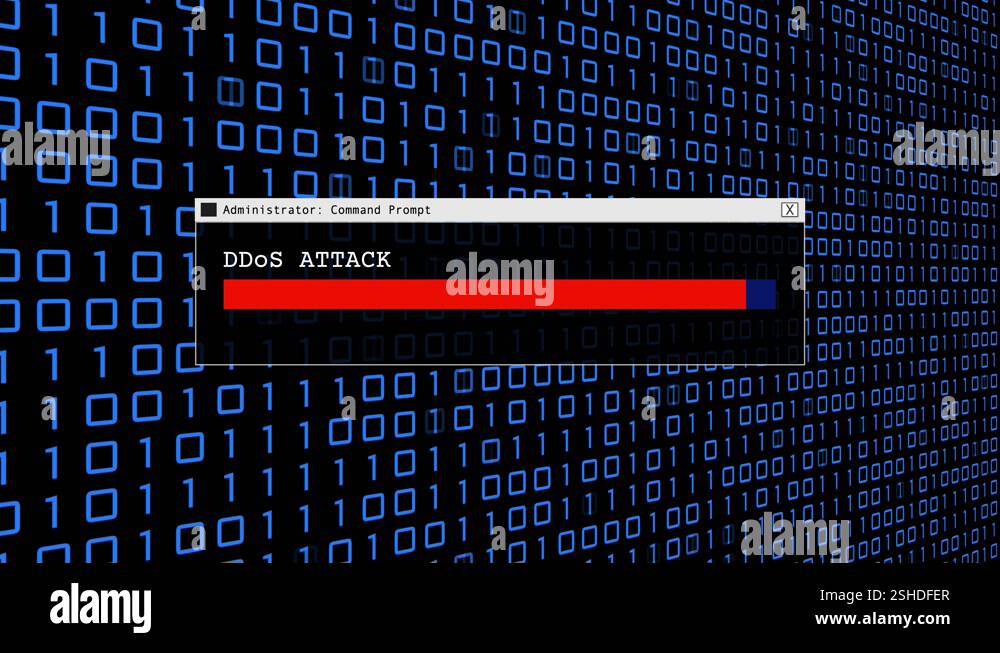 Hacking Cyber Crime Abstract Blue Binary Code Abstract Background ...