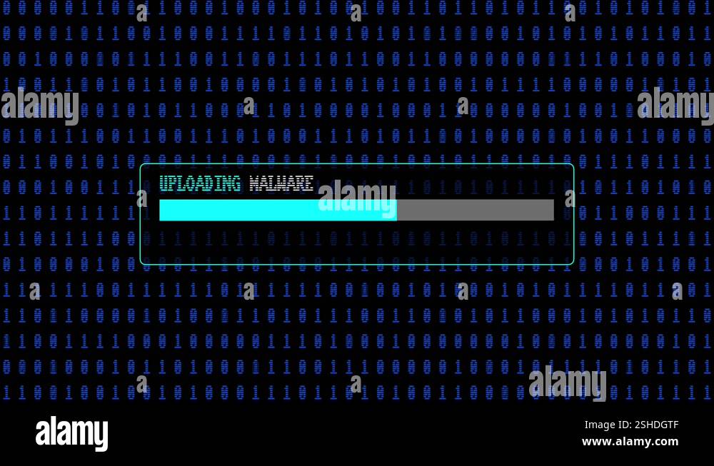Network Hacking Abstract Blue Binary Code Abstract Background Concept 1409