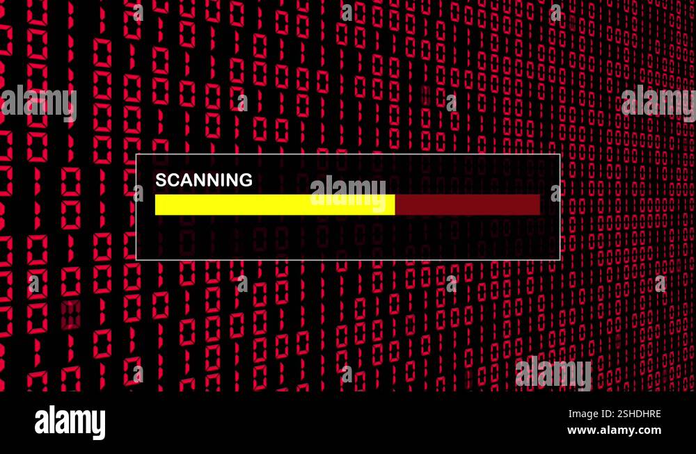 CYBER SECURITY Secure Firewall Antivirus Alert Protection Binary Code ...
