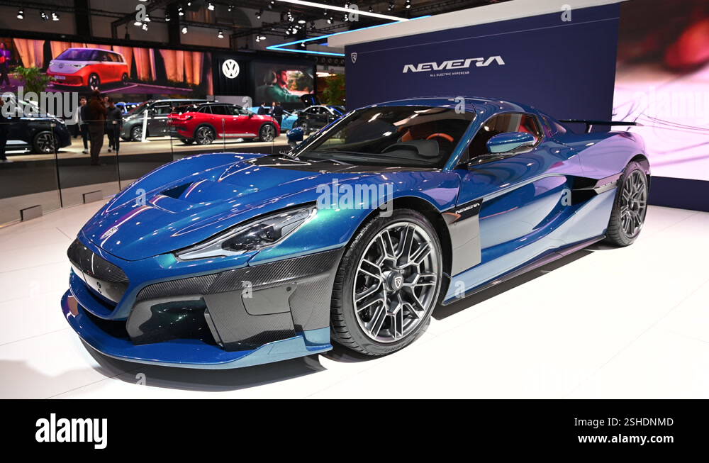 Rimac Nevera full electric hypercar Stock Video Footage - Alamy