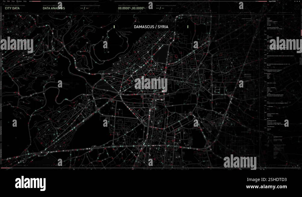 High Tech Tracking System Following Locations Of Every Vehicle In City ...