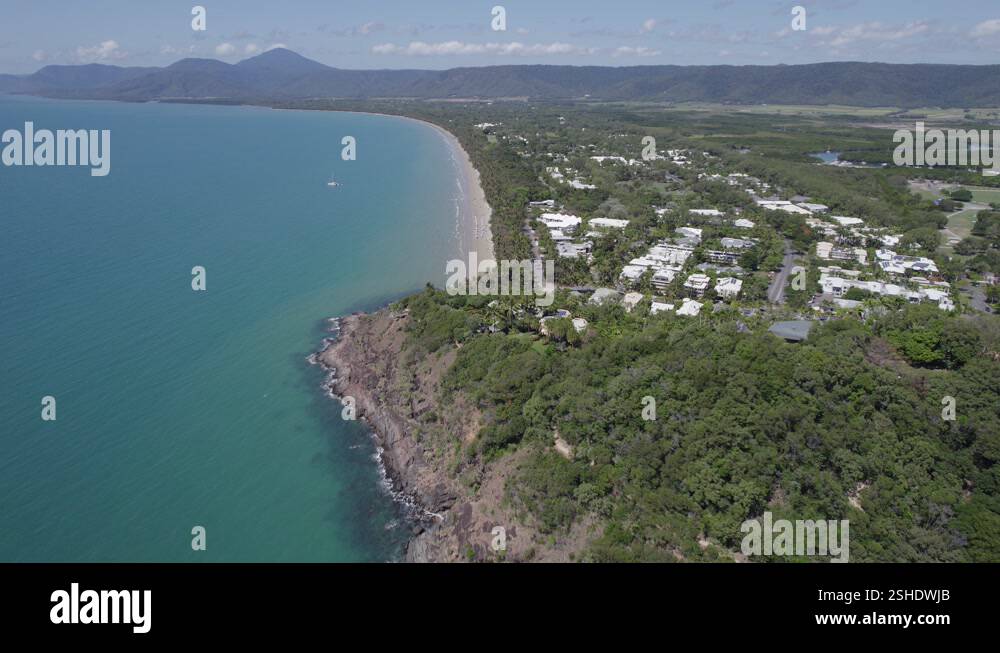 Aerial Of Flagstaff Hill Walking Trail And Four Mile Beach In Port ...