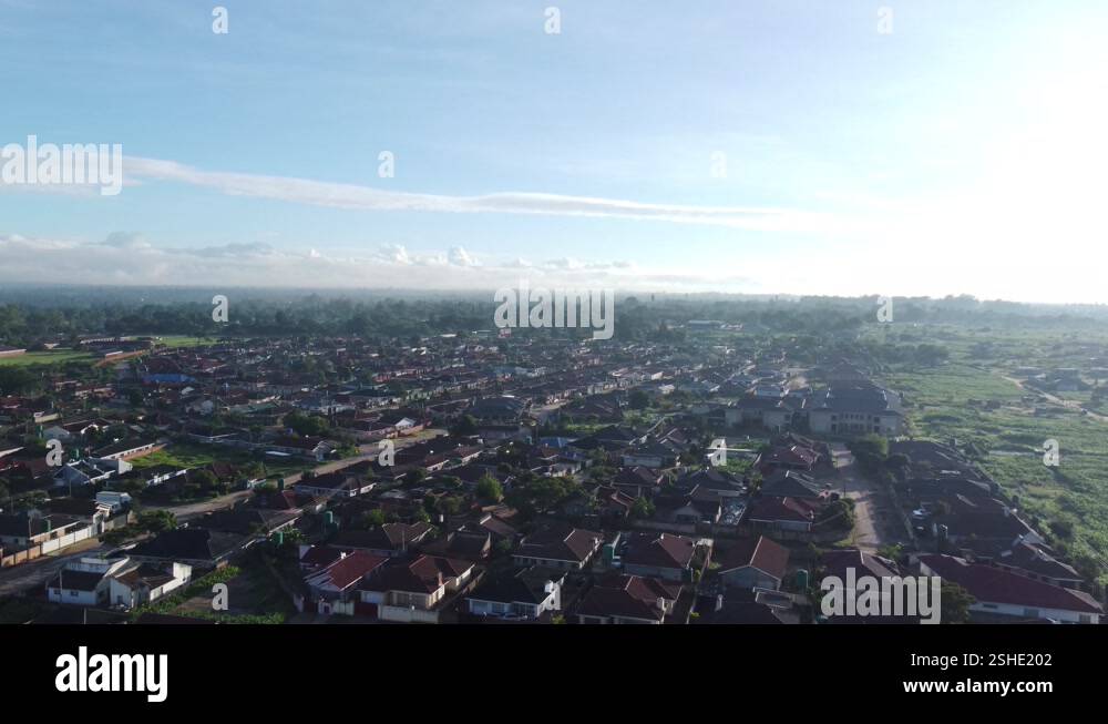 Drone video of Waterfalls high density suburb township in Harare ...