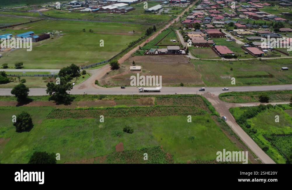 Drone video of a suburb in the west of Harare, Zimbabwe Stock Video ...