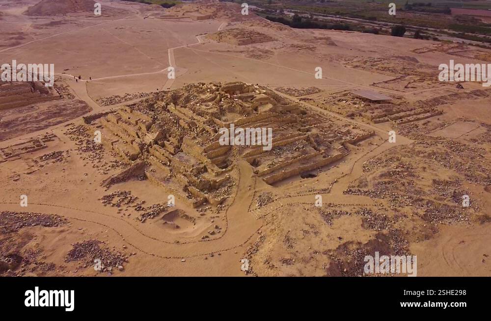Coming Into Caral-Supe Civilization Pyramids, Norte Chico, Lima, Peru ...