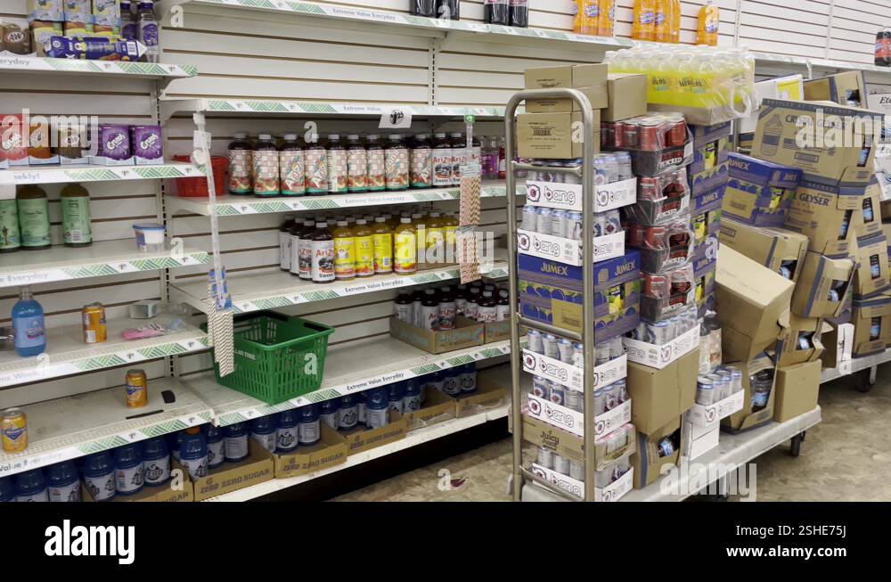 Dollar Tree retail store interior staffing issues stocking carts loaded ...