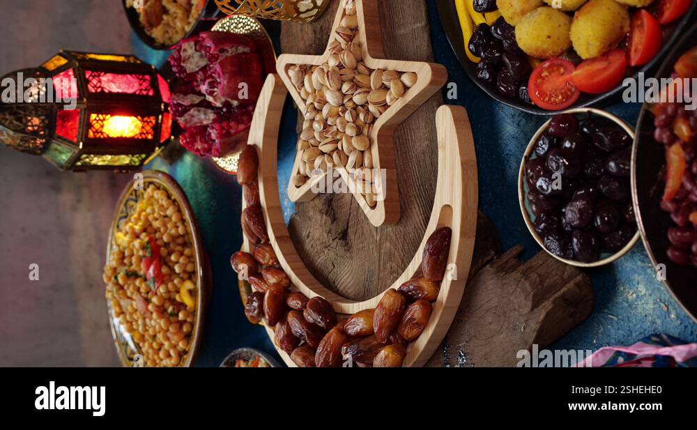 Ramadan food. Dates and water. Iftar is the name for the meal that ...