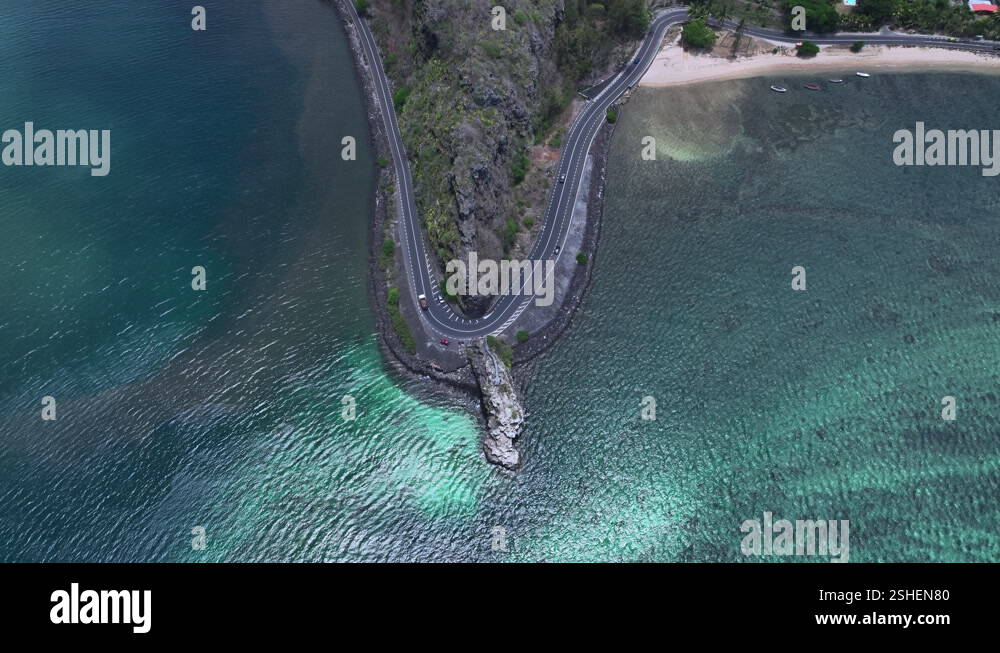 Baie Du Cap Maconde View Point, Mauritius Attractions Stock Video ...