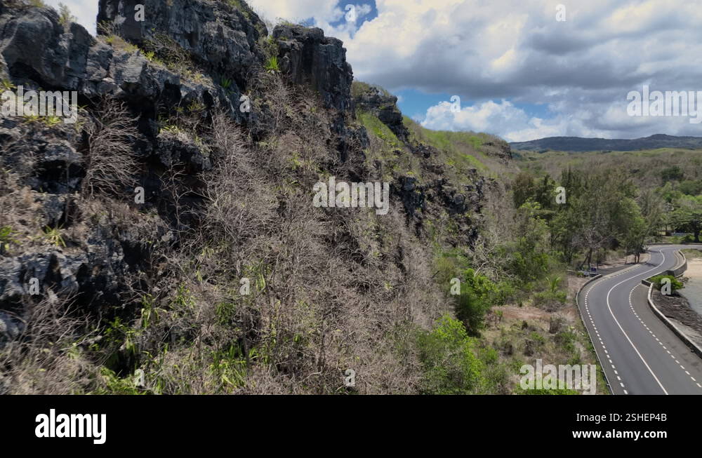 Baie Du Cap Maconde View Point, Mauritius Attractions Stock Video ...