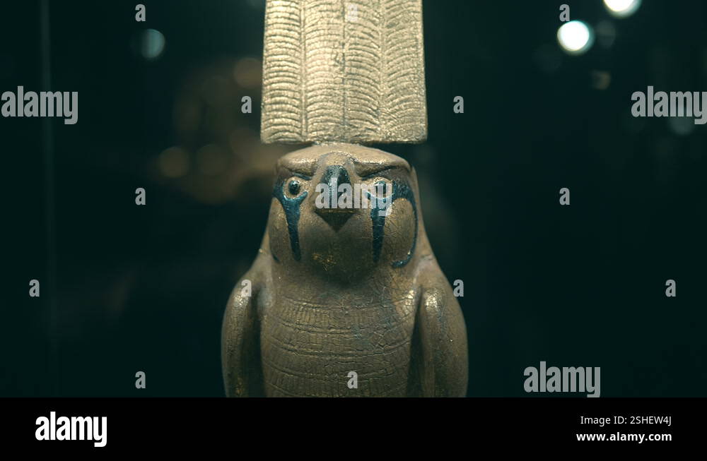 Standard of the god Sopdu, in the form of a falcon bird is one of the ...