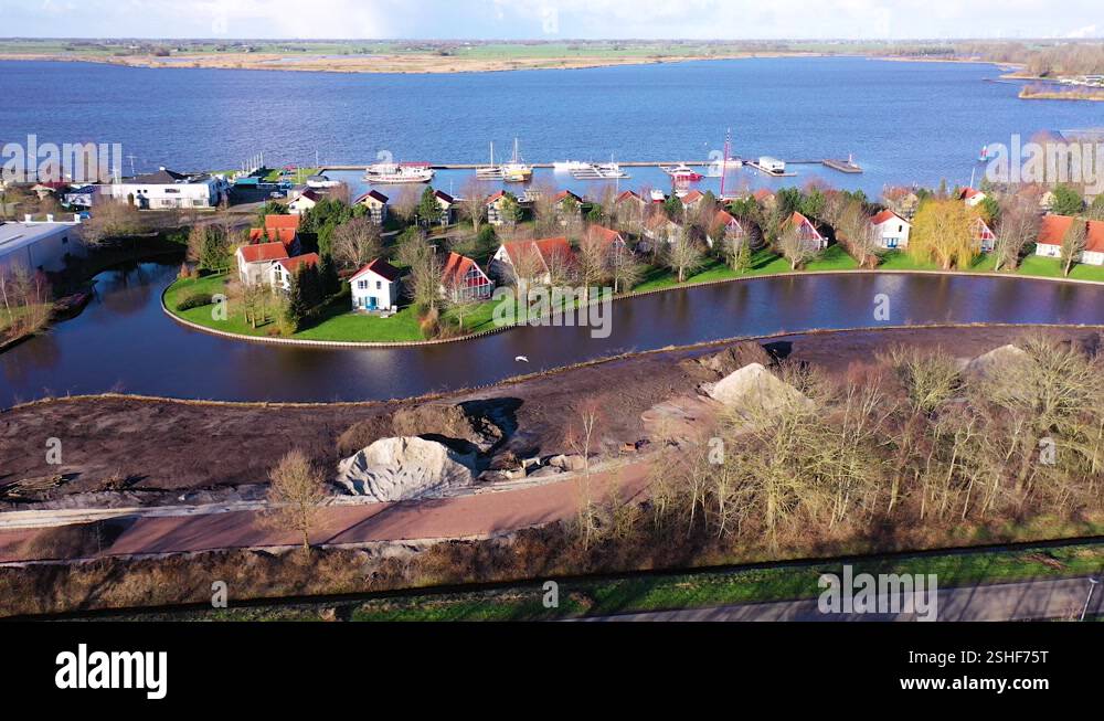 Dutch Holiday Resort with Holiday Homes on a Small Island near Lake ...