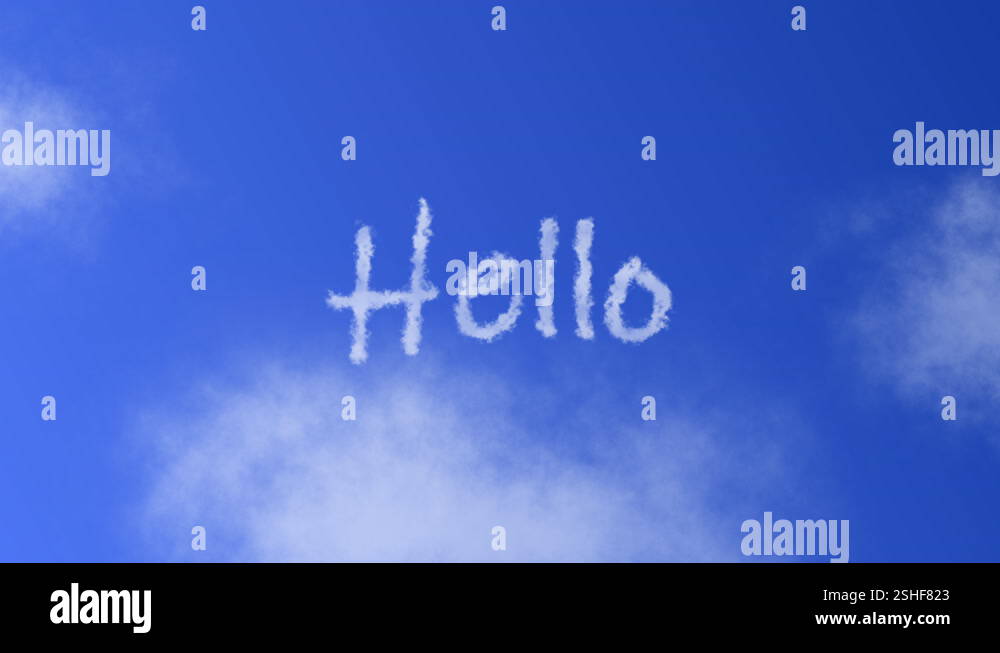 Hello symbol concept word Stock Videos & Footage - HD and 4K Video ...