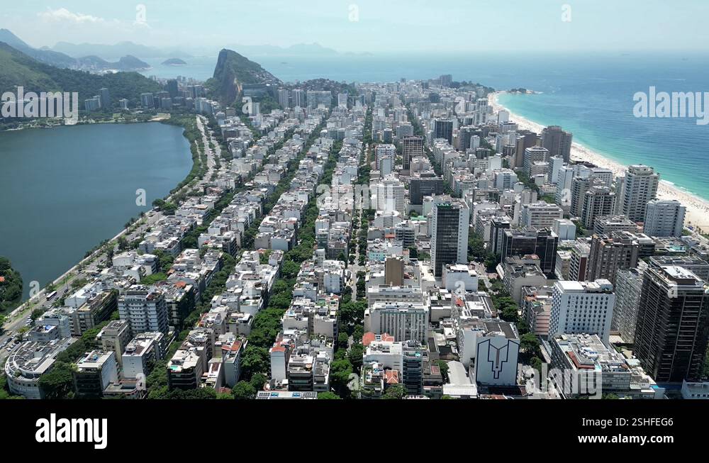 Ipanema Beach At Downtown Rio De Janeiro In Rio De Janeiro Brazil ...