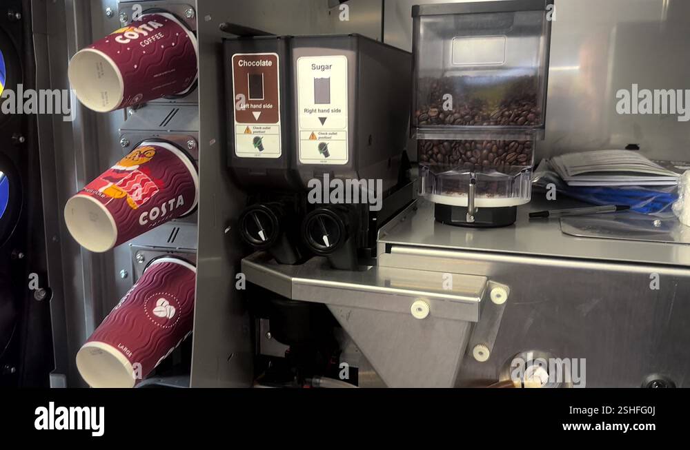 Costa coffee machine Stock Videos & Footage - HD and 4K Video Clips - Alamy