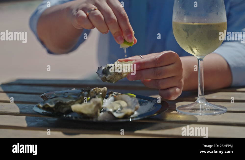 Man eating oysters table Stock Videos & Footage - HD and 4K Video Clips ...