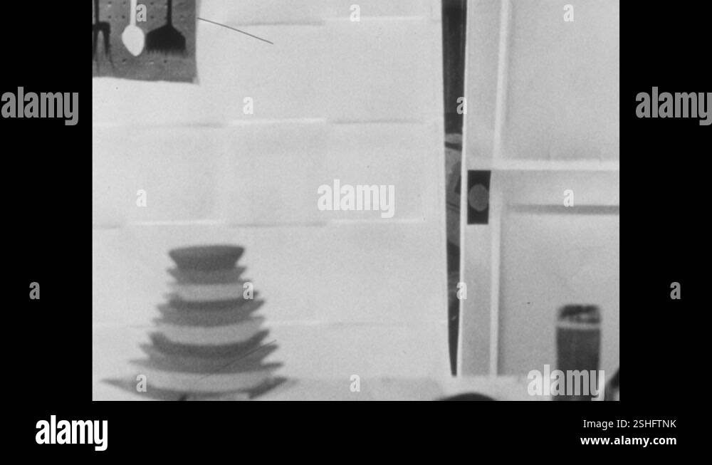 1960s: Animation. Chef leaves kitchen. Mice approach cake. Chef yells ...