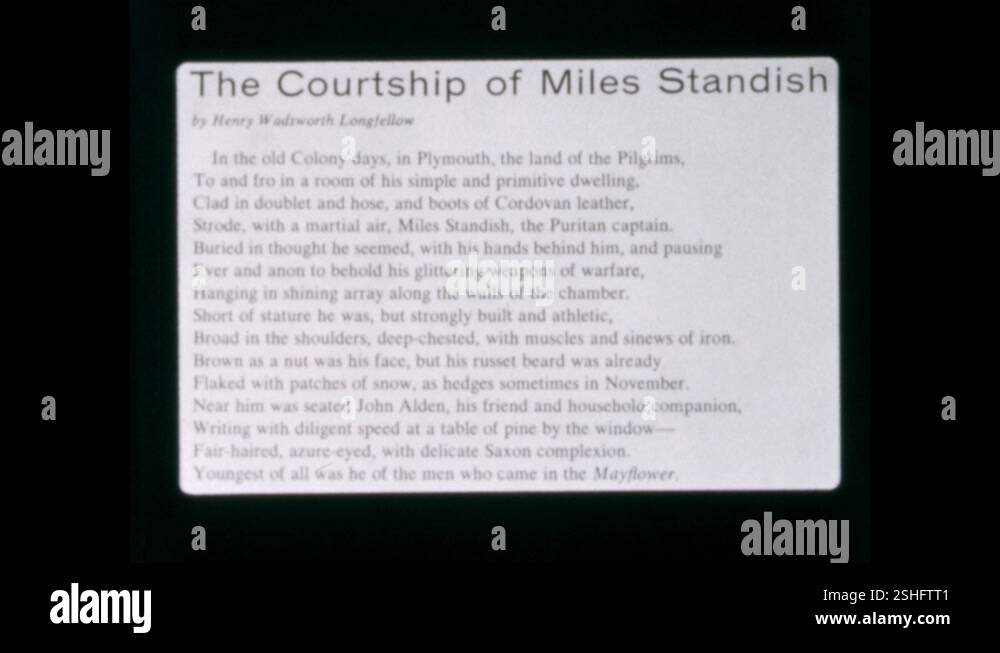 1960s: Text in book. Man introduces Native Americans and pilgrims. Fort ...