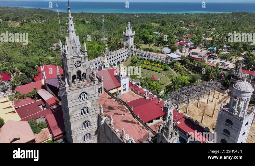 Simala Monastery Shrine On Cebu Island, Philippines Stock Video Footage ...