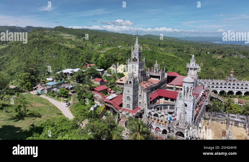 Simala Monastery Shrine On Cebu Island, Philippines Stock Video Footage ...