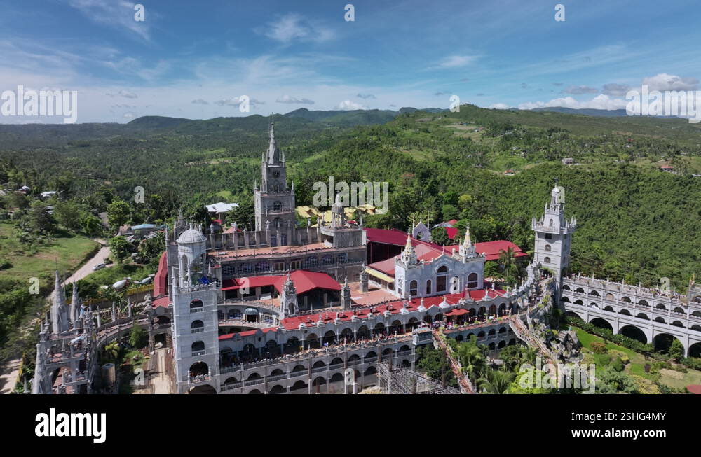Simala Monastery Shrine On Cebu Island, Philippines Stock Video Footage ...